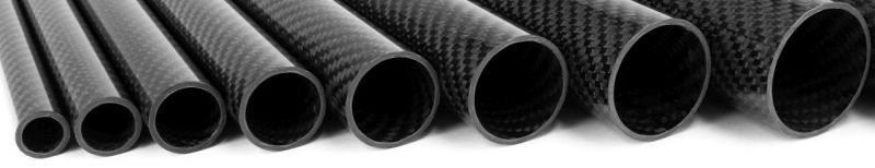 Carbon Composite - Carbon Precision tube, wall thickness 2,5mm